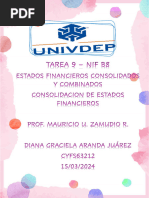 Nif B-8 | PDF | Estado financiero | normas internacionales de INFORMACION FINANCIERA