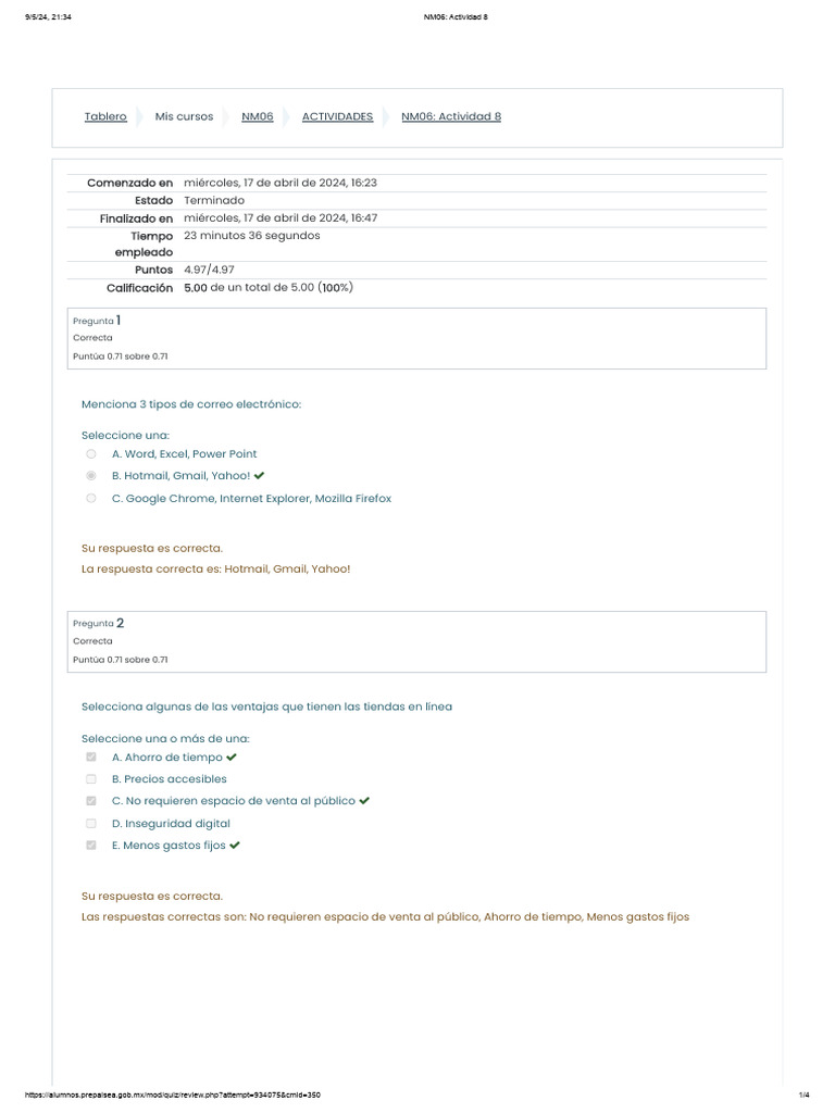 NM06 - Actividad 8 | PDF | ciberespacio | Servicios en línea NM06 - Actividad 8 | PDF | ciberespacio | Servicios en línea