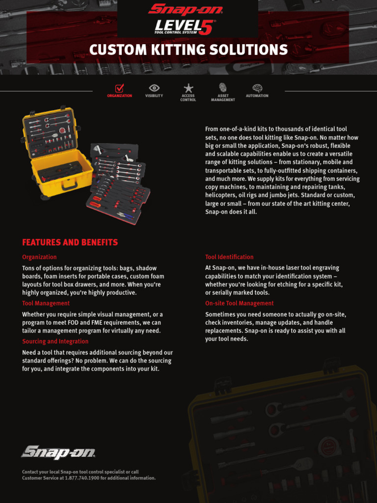 Custom Tool Kitting Solutions by Snap-on | PDF | Computing