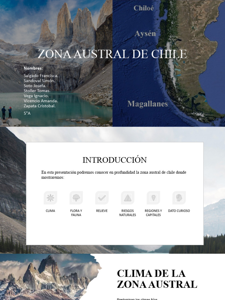 Zona Austral POWER | PDF | Andes | Clima
