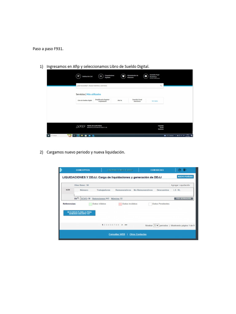 Paso A Paso F931 Correccion | PDF