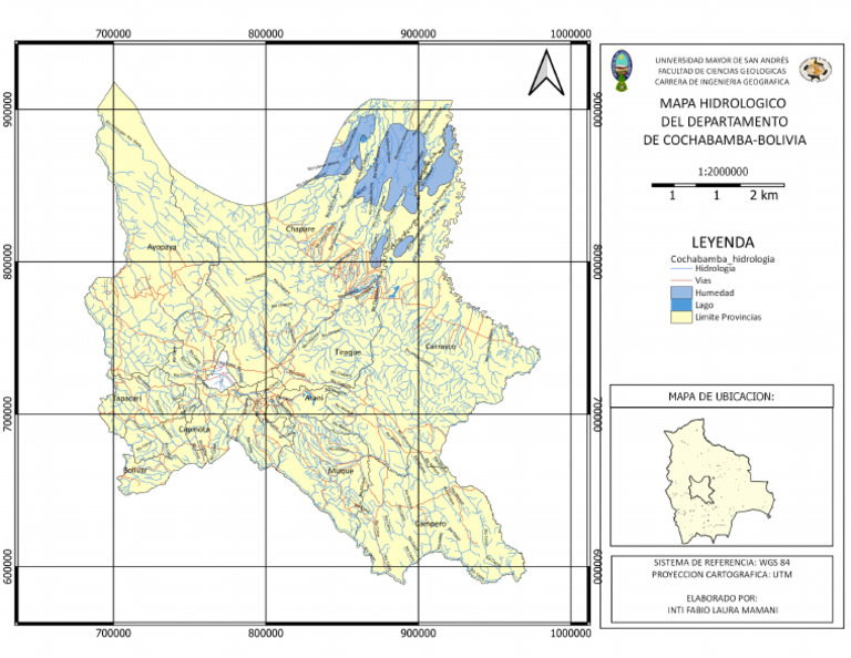 Mapa Cbba Hidro | PDF