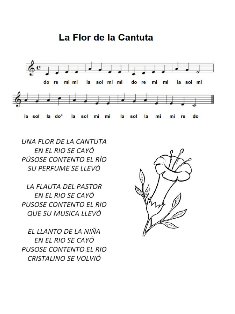 La Flor de La Cantuta | PDF