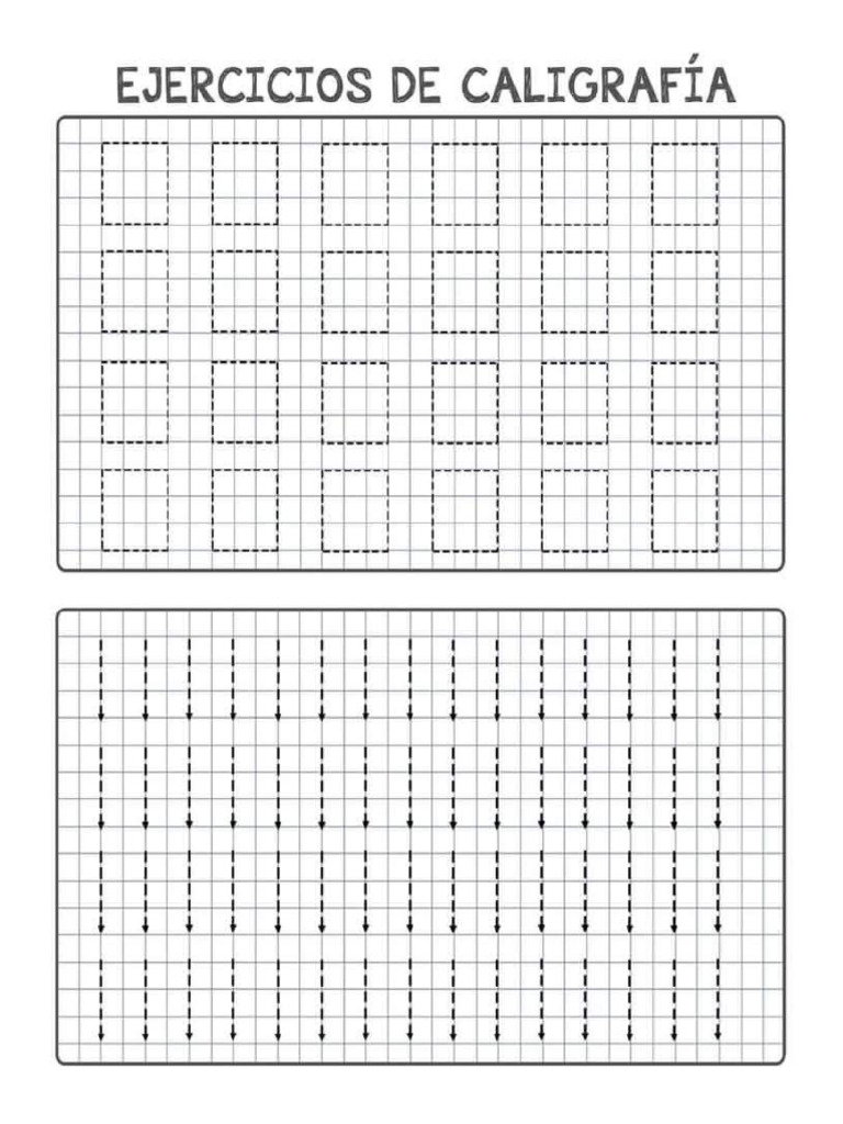 ejercicio de caligrafía | PDF