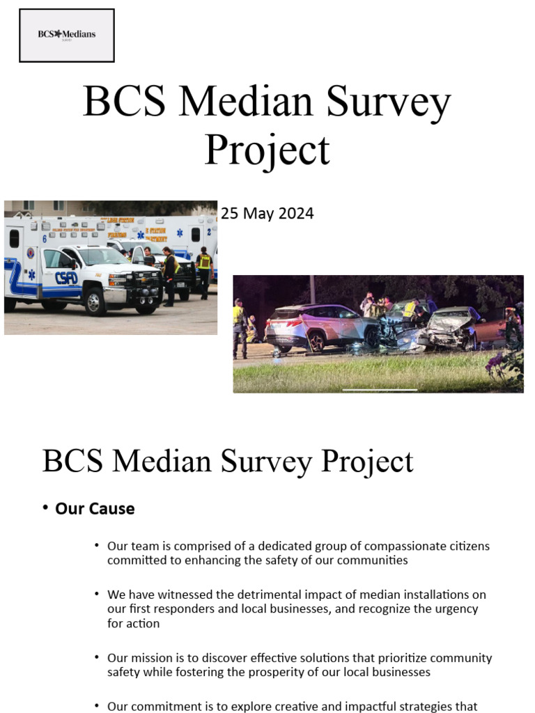 BCS Median Survey Project Community Outreach Ringer Library | PDF | Transport