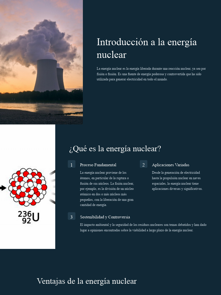 Energía NUCLEAR | PDF | La energía nuclear | Reactor nuclear