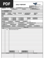 Daily Drilling Report Template | PDF | Geotechnical Engineering | Civil ...