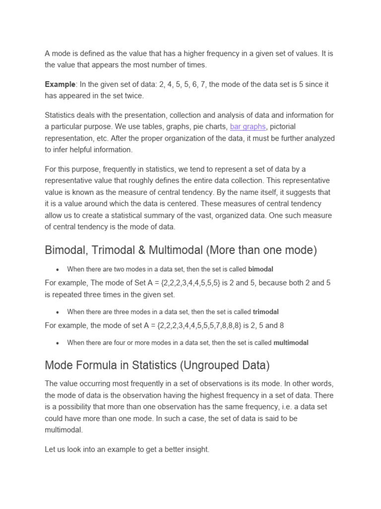 Report in Educ 211 Sec. 2516 (Mode) | PDF | Mode (Statistics) | Applied ...