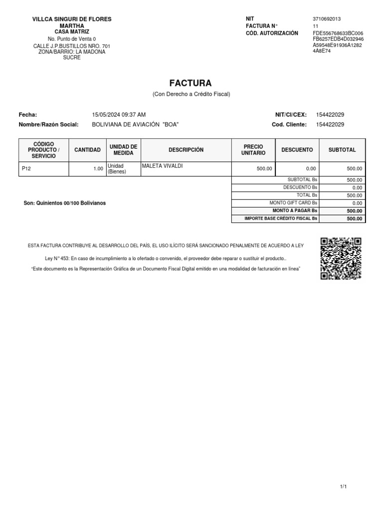 Factura 3710692013 11 46A59548E91936A12824A8E74 | PDF