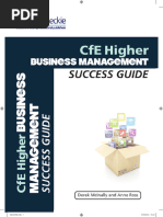Business Management Formula Sheet | PDF