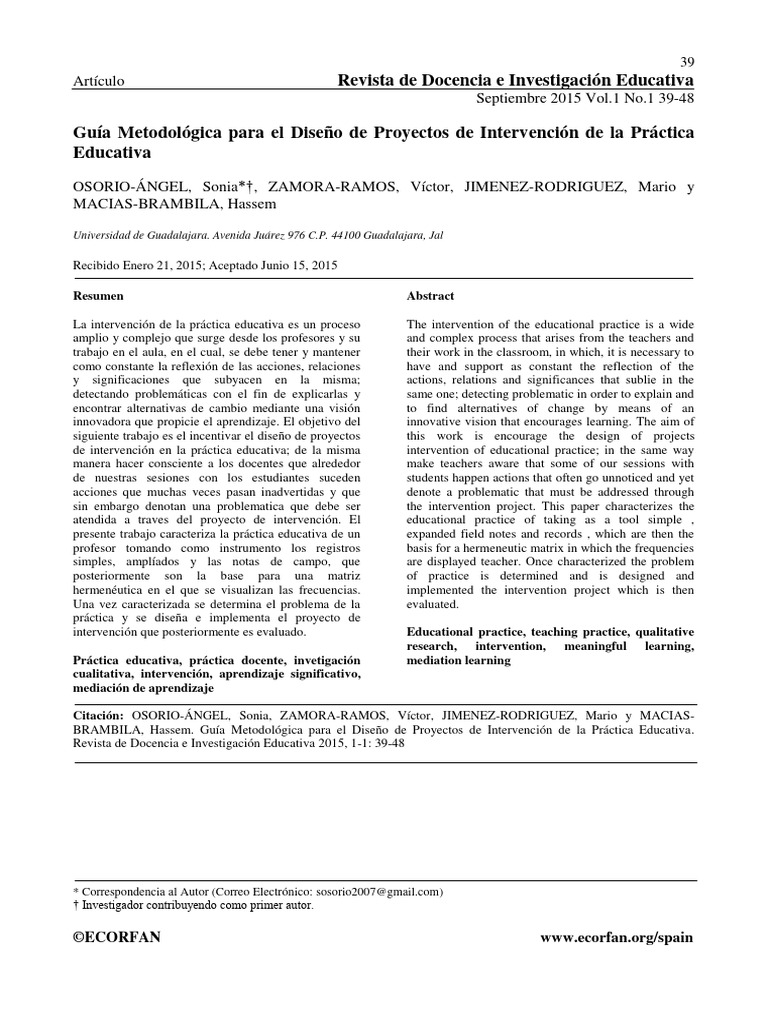 Guia Metodologica para El Diseno de Proy | PDF | Enseñando | Evaluación