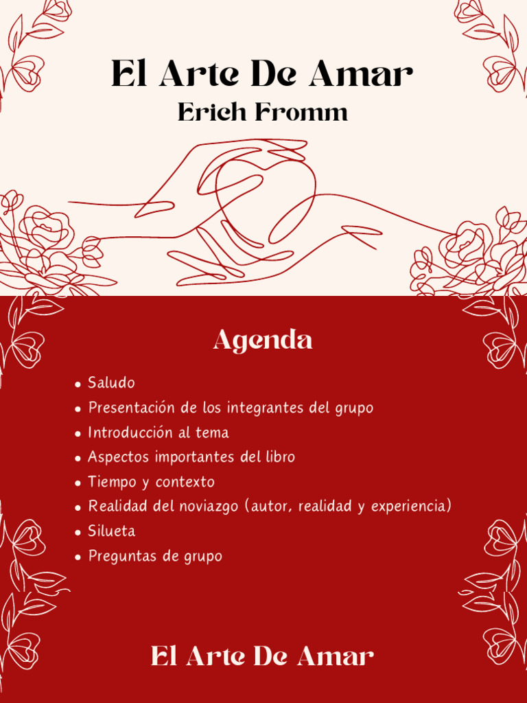 Erich Fromm, El Arte de Amar | PDF | Amor | Erich Fromm