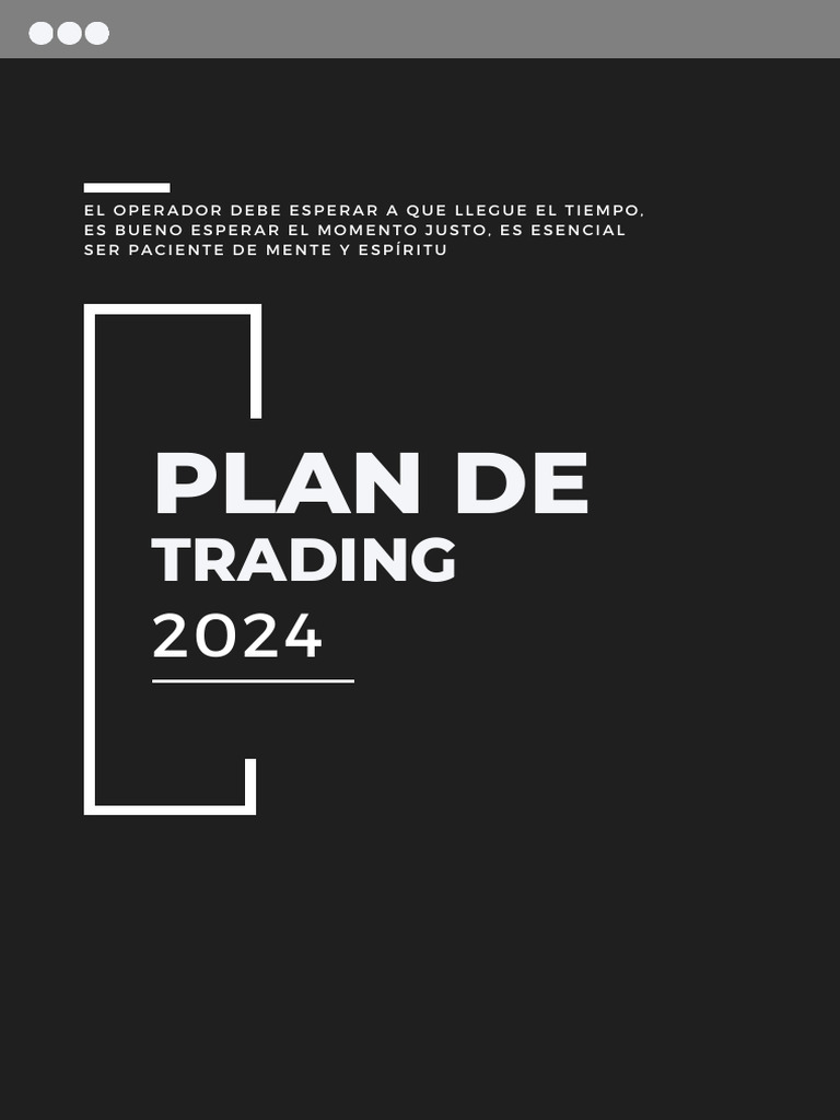 Plan de Trading 2024 | PDF