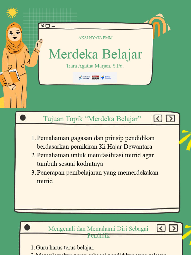 AKSI NYATA PMM Merdeka Belajar | PDF
