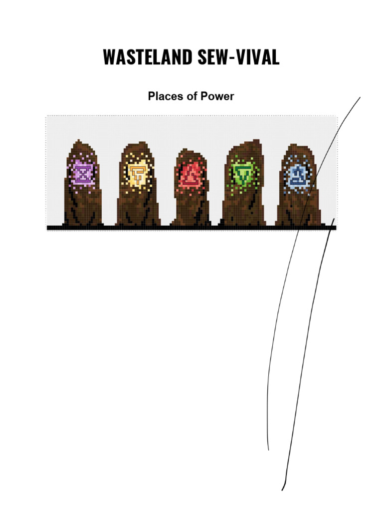 Colour and Symbol Place of Power | PDF | Needlework | Textile Arts