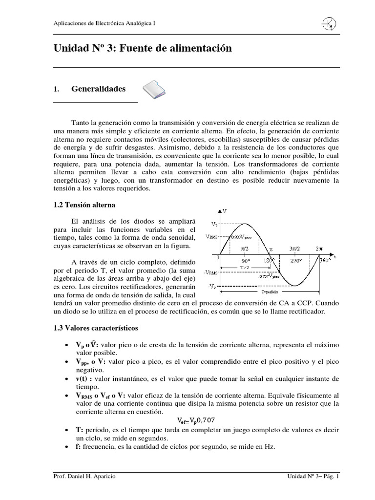 Unidad N 3 para Alumnos | PDF | Inductor | Condensador