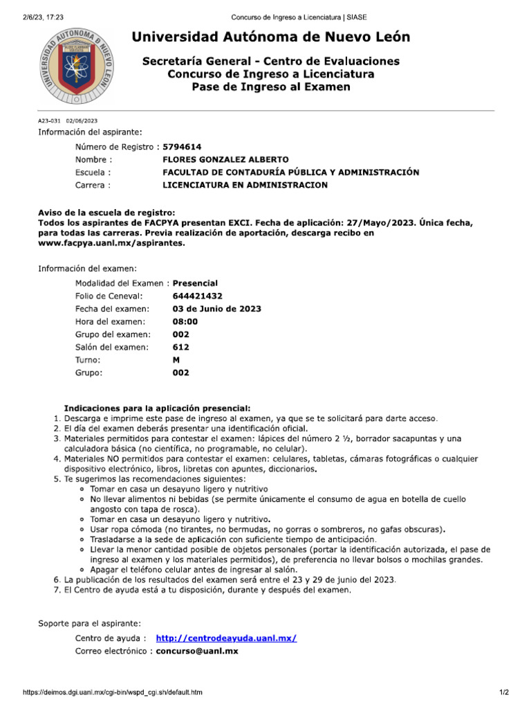 Carta Prepa | PDF