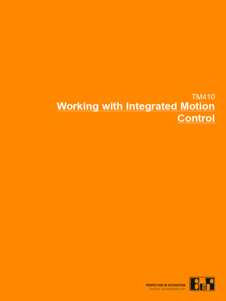 TM410TRE.40-ENG Working With Integrated Motion Control V4100 | PDF ...