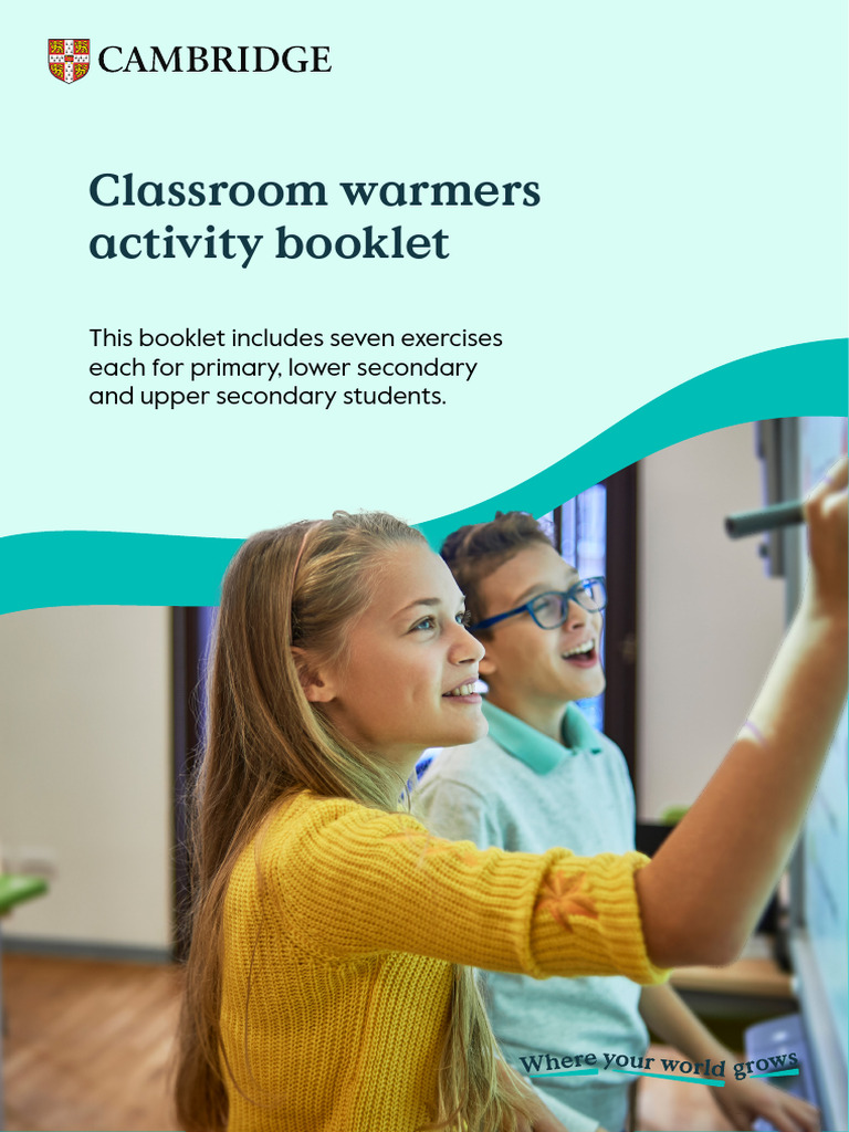 Classroom Warmers Activity Guide | PDF | Vocabulary | English Language