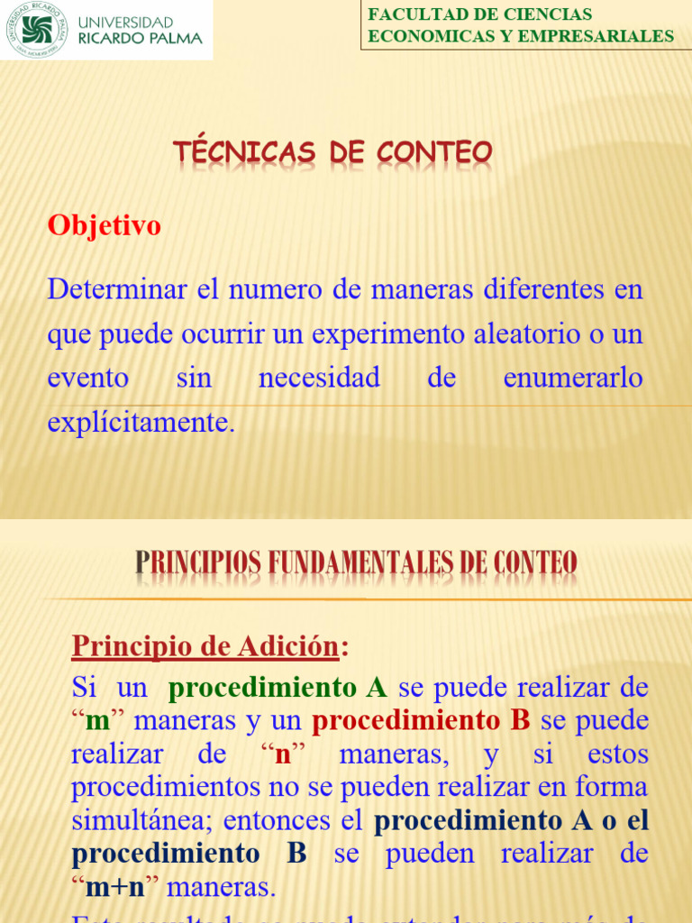 Tema 5-Técnicas de Conteo | PDF