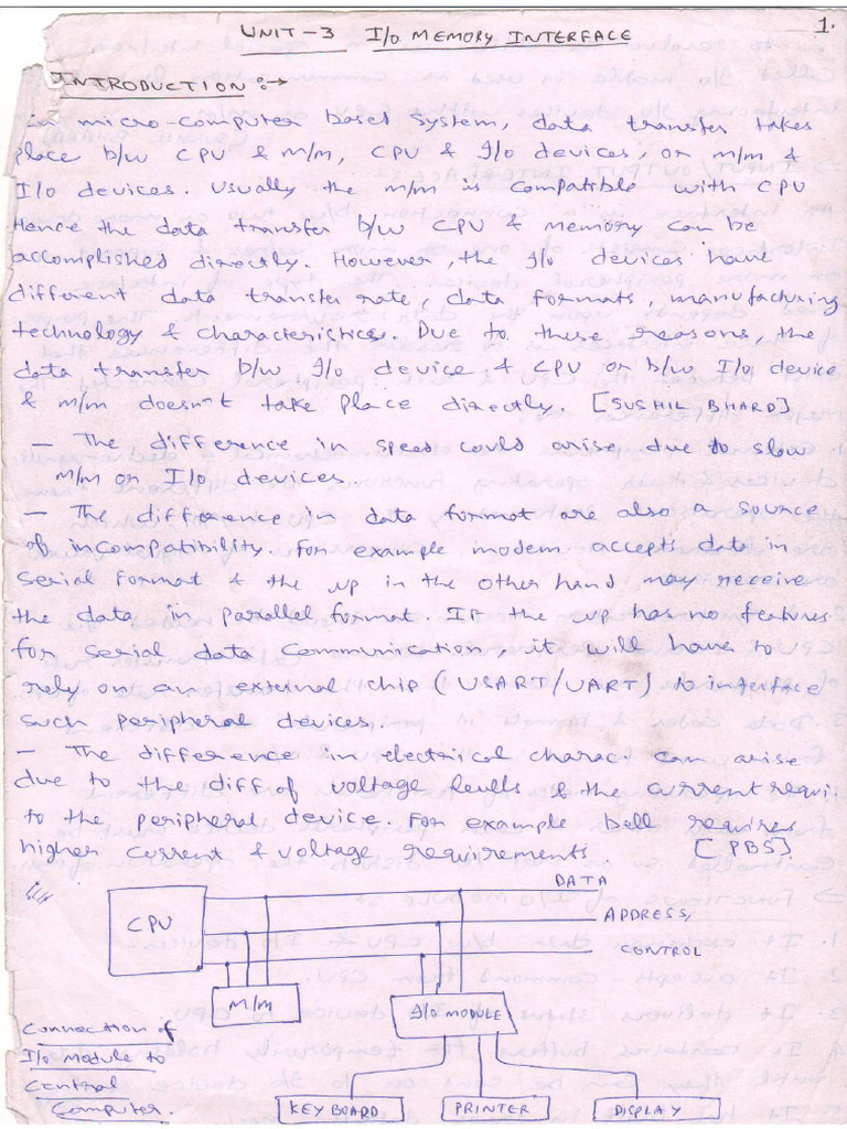 IO Transfer Notes | PDF