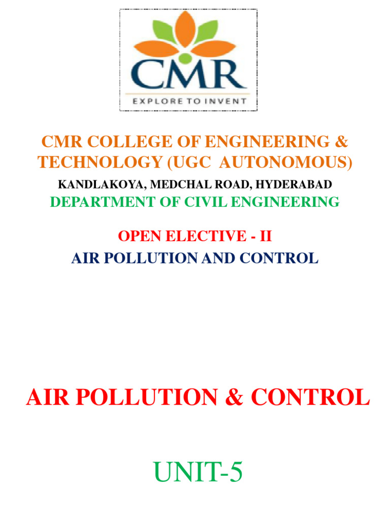 APC - U5 - FINAL - PPT (1) (Repaired) | PDF | Exhaust Gas | Smog