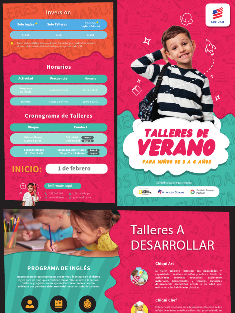 Talleres de 3 A 6 Años-Comprimido | PDF