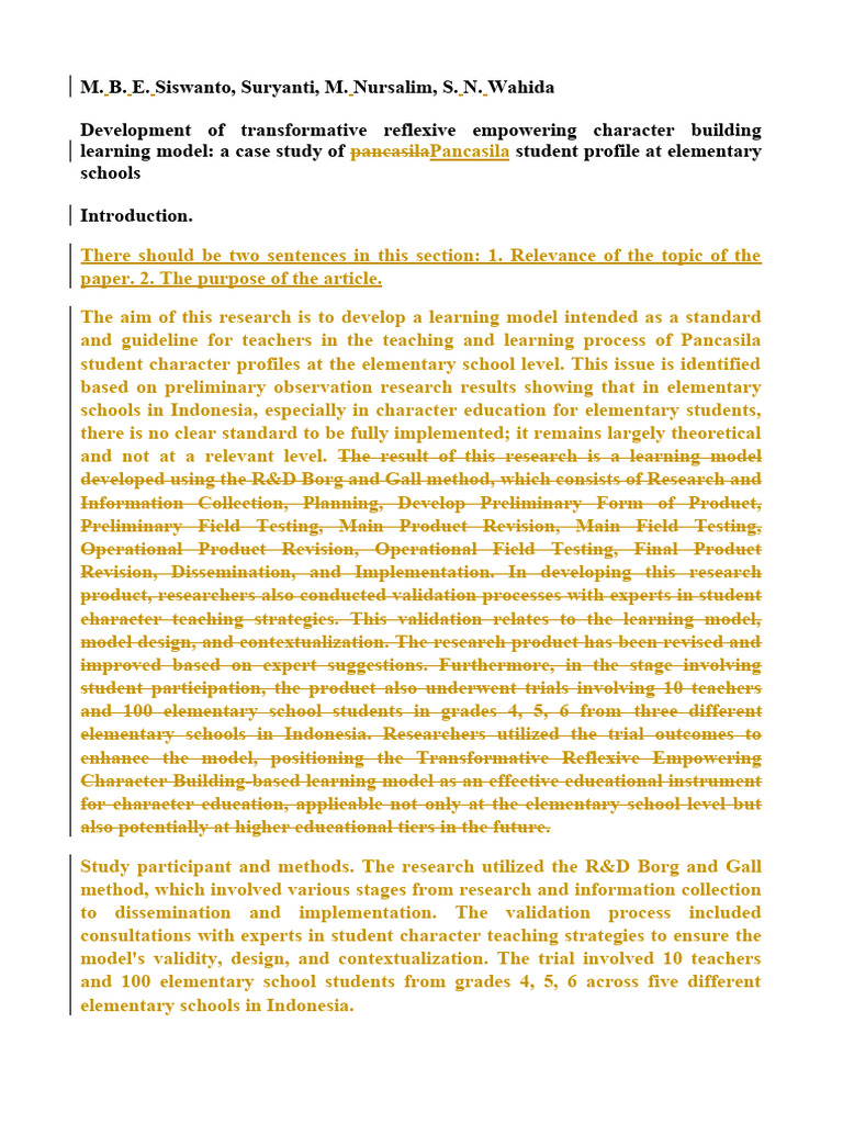 Fix Journal - Development of Transformative Reflexive Empowering ...