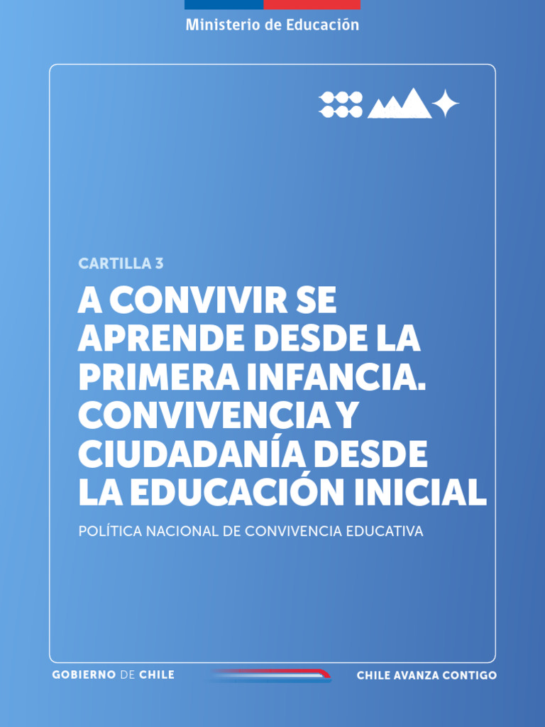 Cartilla 3 PNCE A Convivir Se Aprende Desde La Primera Infancia | PDF | Educación de la primera ...