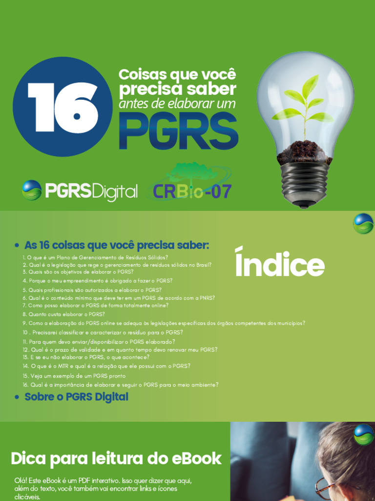 Ebook Pgrs | PDF | Desperdício | Reciclagem