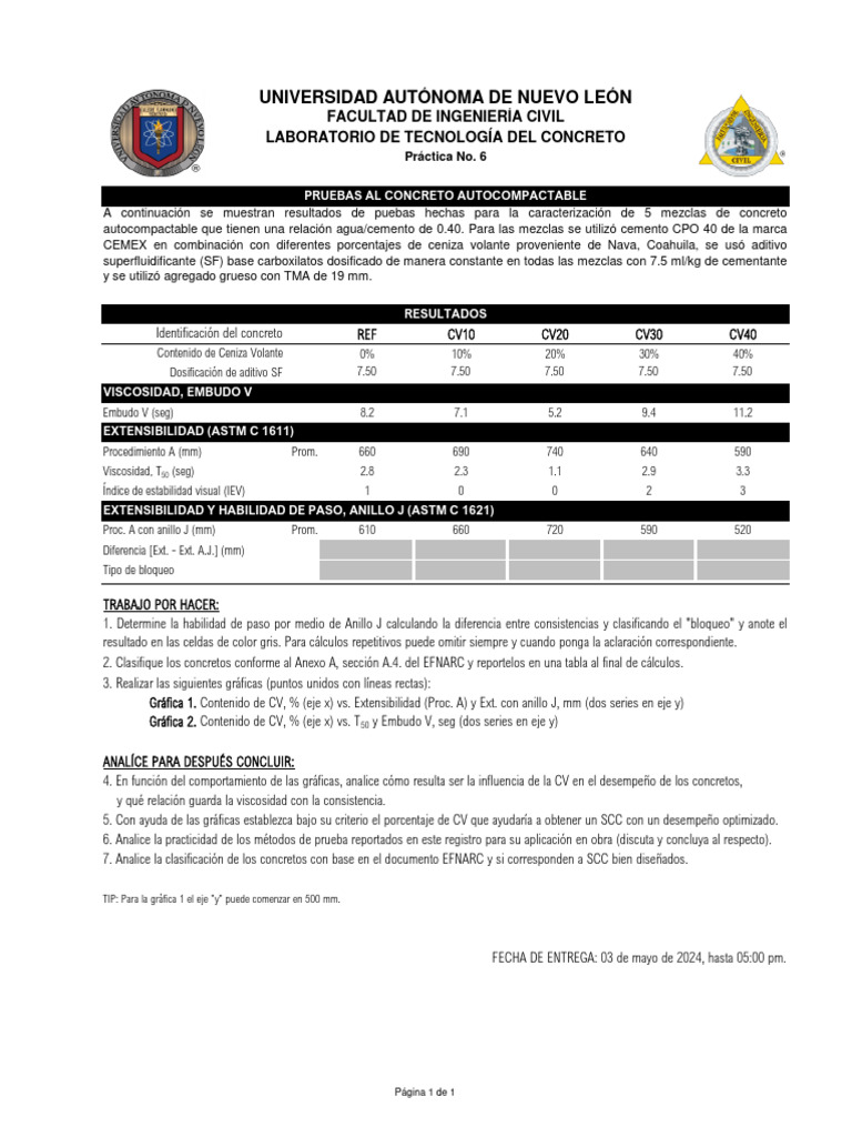 Practica 6 Ej24 | PDF | Hormigón | Construyendo tecnología