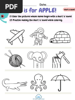 Missing Beginning Sounds Phonics English Worksheet | PDF