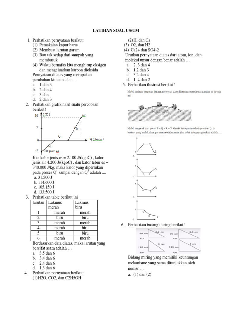 Latihan Soal Kelas 9 | PDF