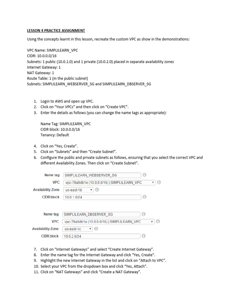 Lesson 4-Practice Assignment Instructions | PDF | Internet | Internet Architecture