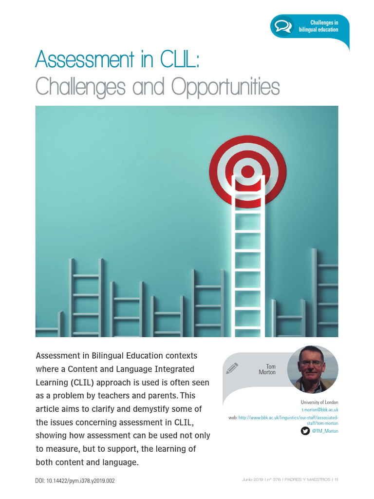 Assessment in CLIL | PDF | Educational Assessment | Teachers