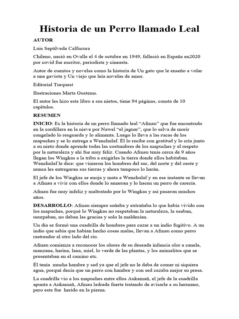 Un Perro Llamado Leal | PDF