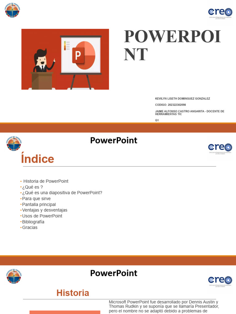 Powerpoint Kevilyn Dominguez Gonzalez 20232230298 Grupo g1 Modificado 20 | PDF | Microsoft ...