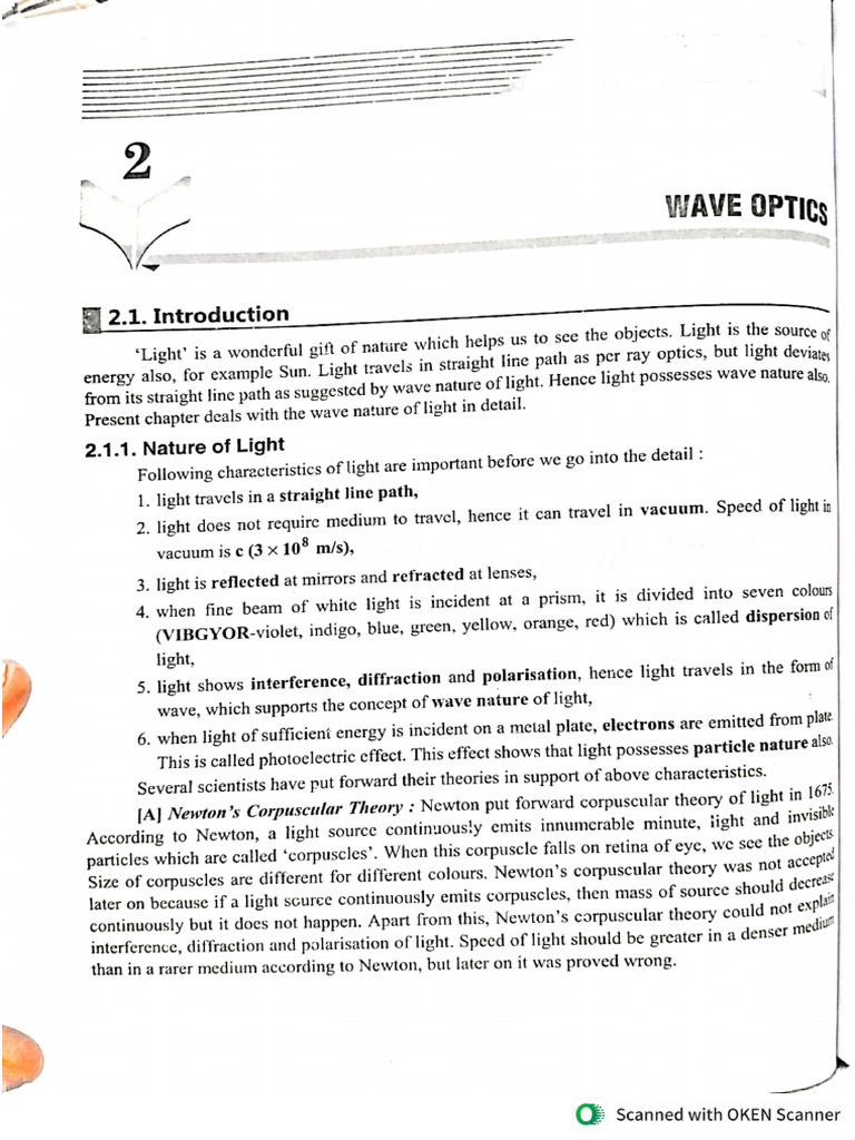 Wave Optics | PDF