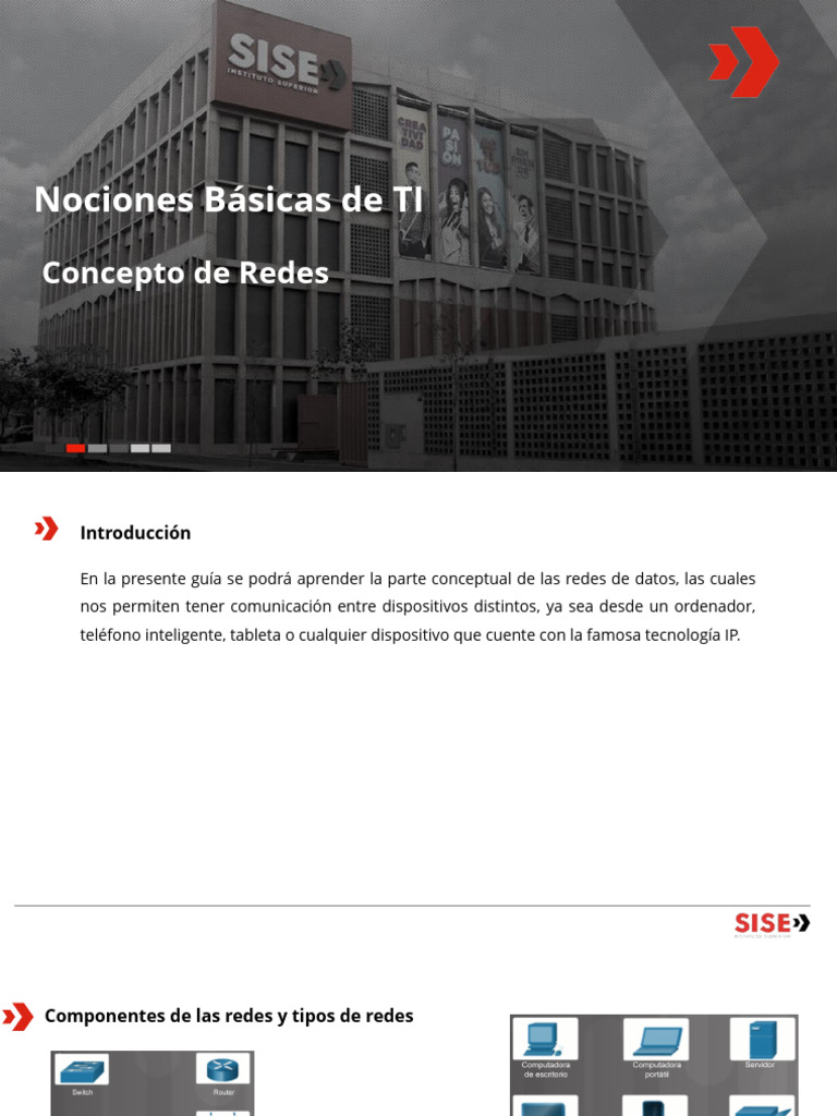 Presentacion 3 - Concepto de Redes | Descargar gratis PDF | Red de computadoras | Dirección IP