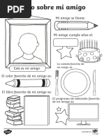 Ficha de Actividad Todo Sobre Mi PDF | PDF