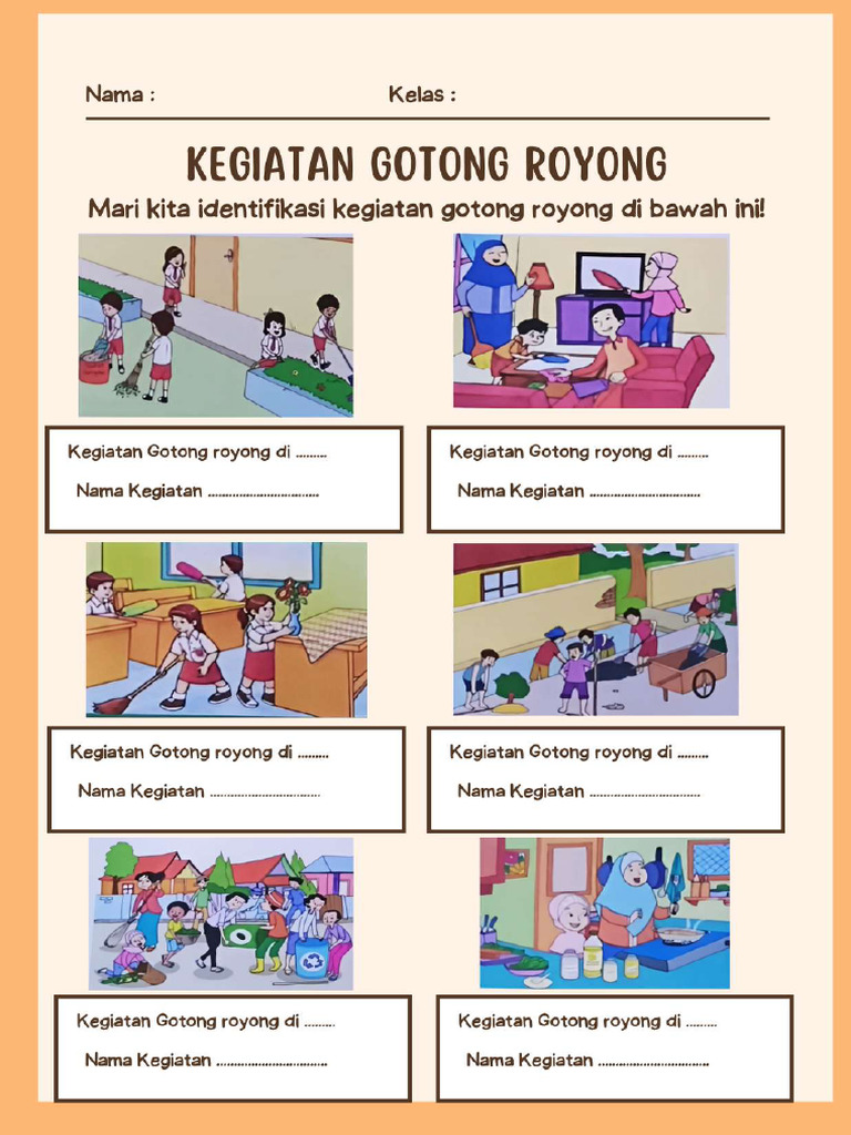 LKPD Gotong Royong Full | PDF