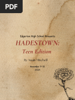 Hadestown Full Script | PDF | Greek Underworld