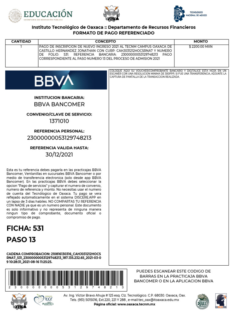 TecNM Campus Oaxaca __ DISCERE.app Licencia Activa | PDF | Informática