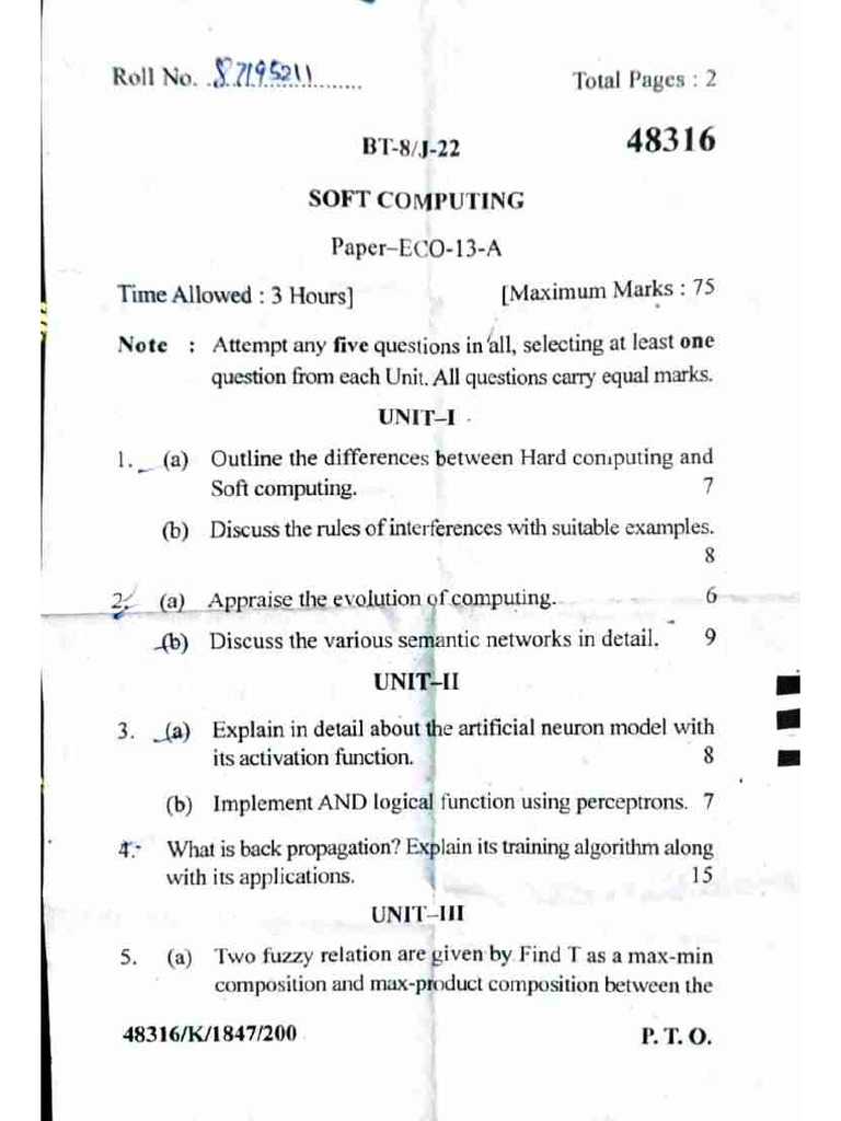 Soft Computing | PDF