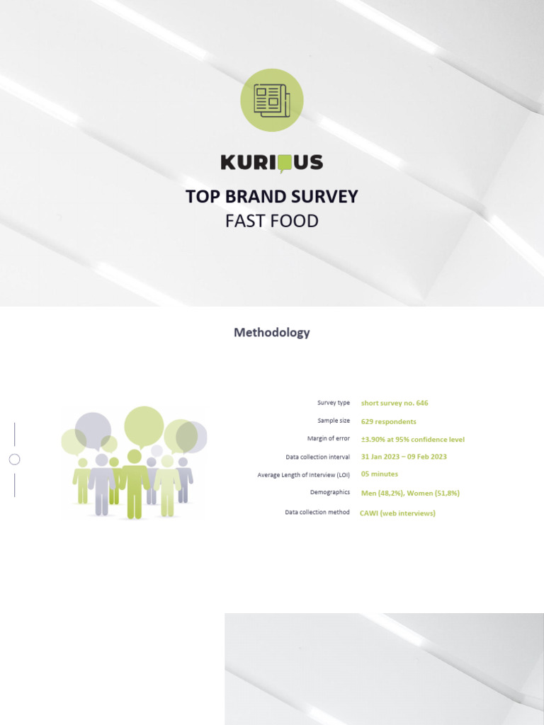 Top Brand Survey Fast Food | PDF