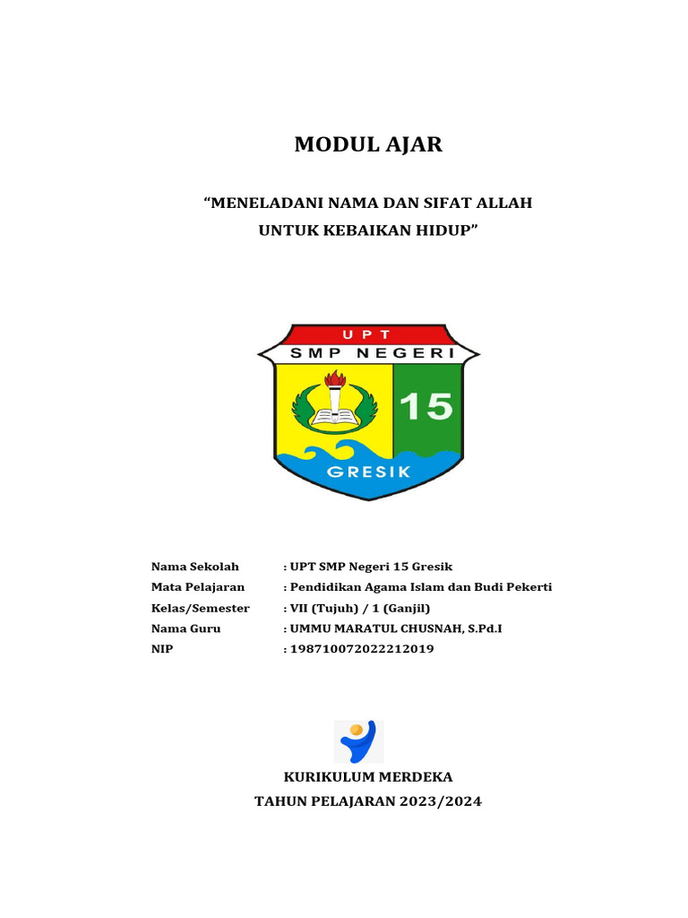MODUL AJAR PAI Kelas 7 (BAB 2) 7.2 | PDF