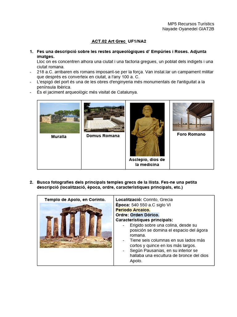 ACT02 - Art Grec | PDF