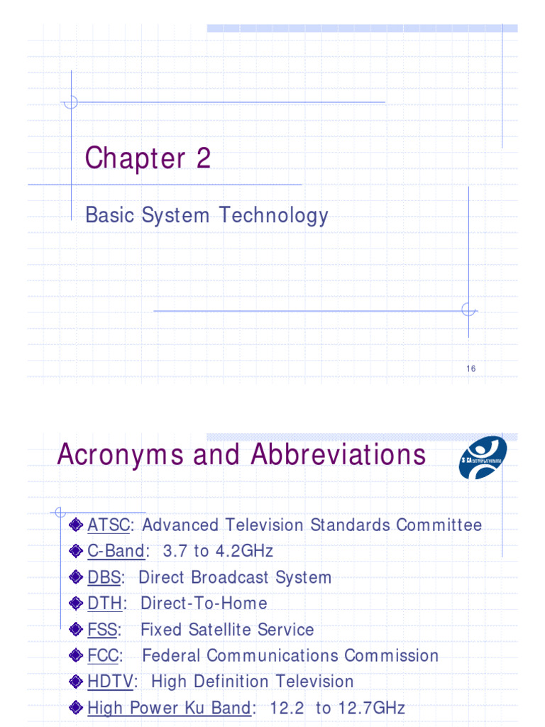 Satelite Basic | PDF | Satellite Television | Communications Satellite
