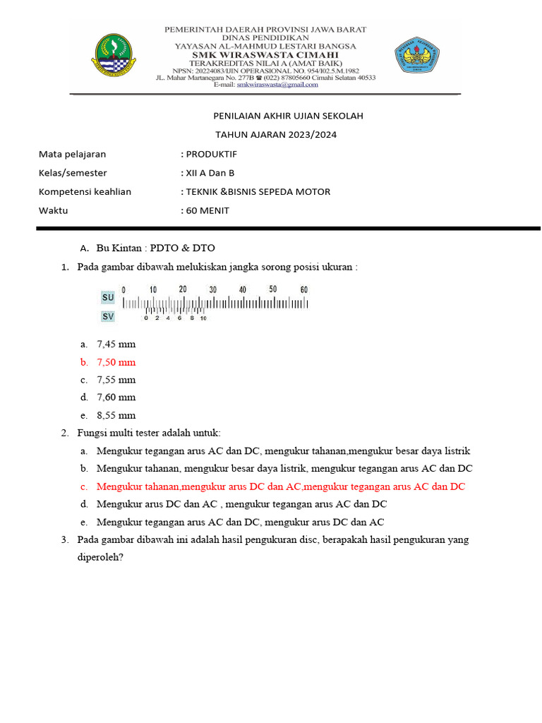 Soal Teori Ujikom | PDF