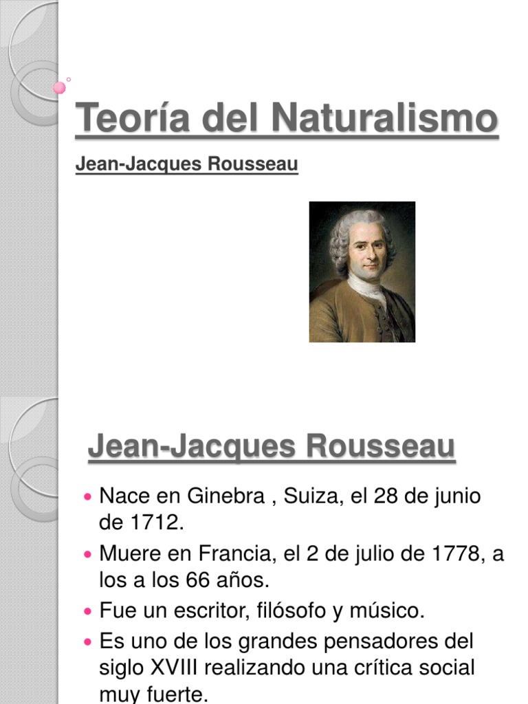 Teoria Del Naturalismo | PDF | Ciencias sociales | Filosofía